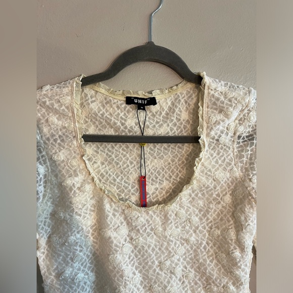 UNIF | Tops | Unif Veldt Top Off White | Poshmark